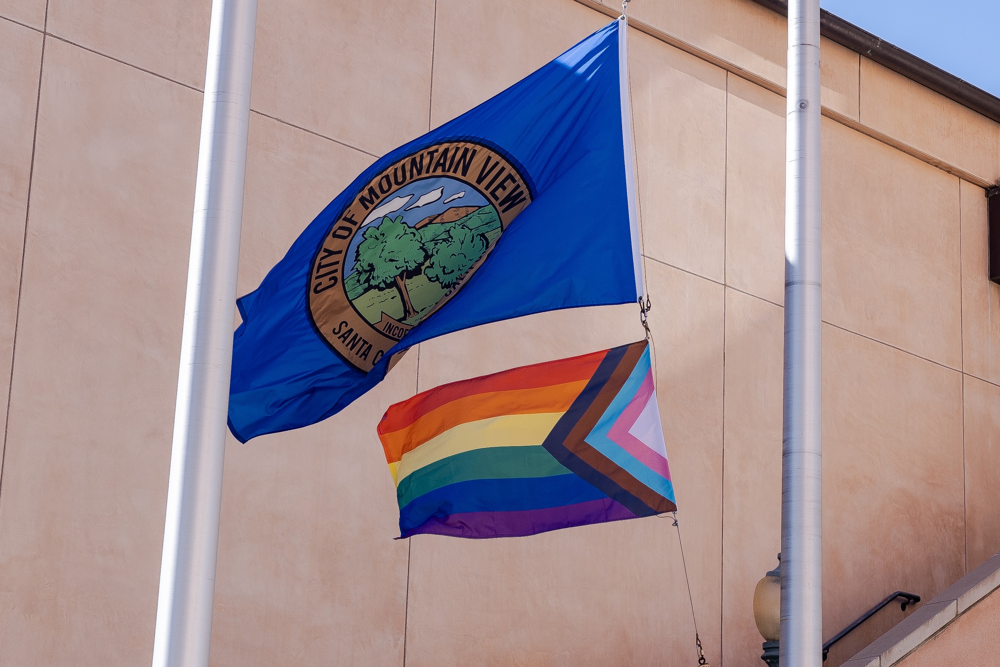 Mountain View celebrates Pride Month with flag raising