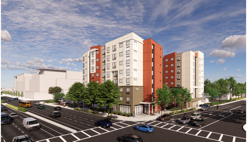 Developer pitches eight-story affordable housing project in Mountain View