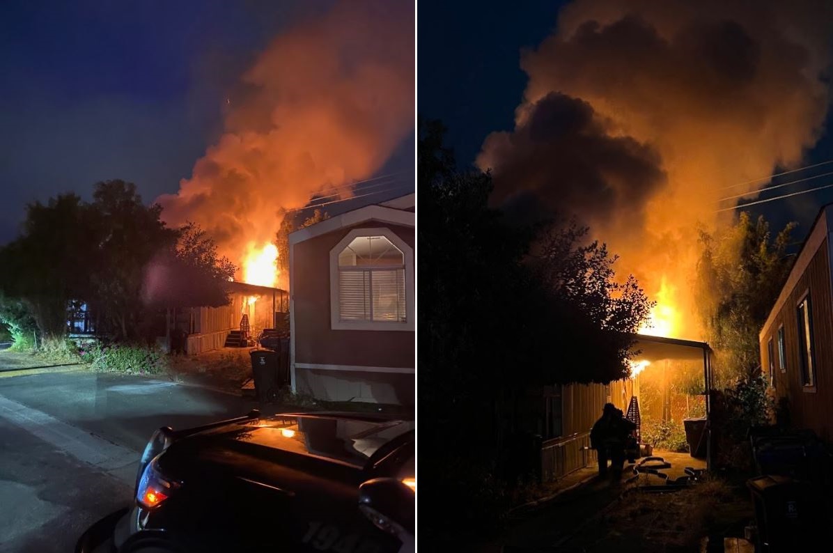 One dead, fire captain injured in Moffett Mobile Home Park fire in ...