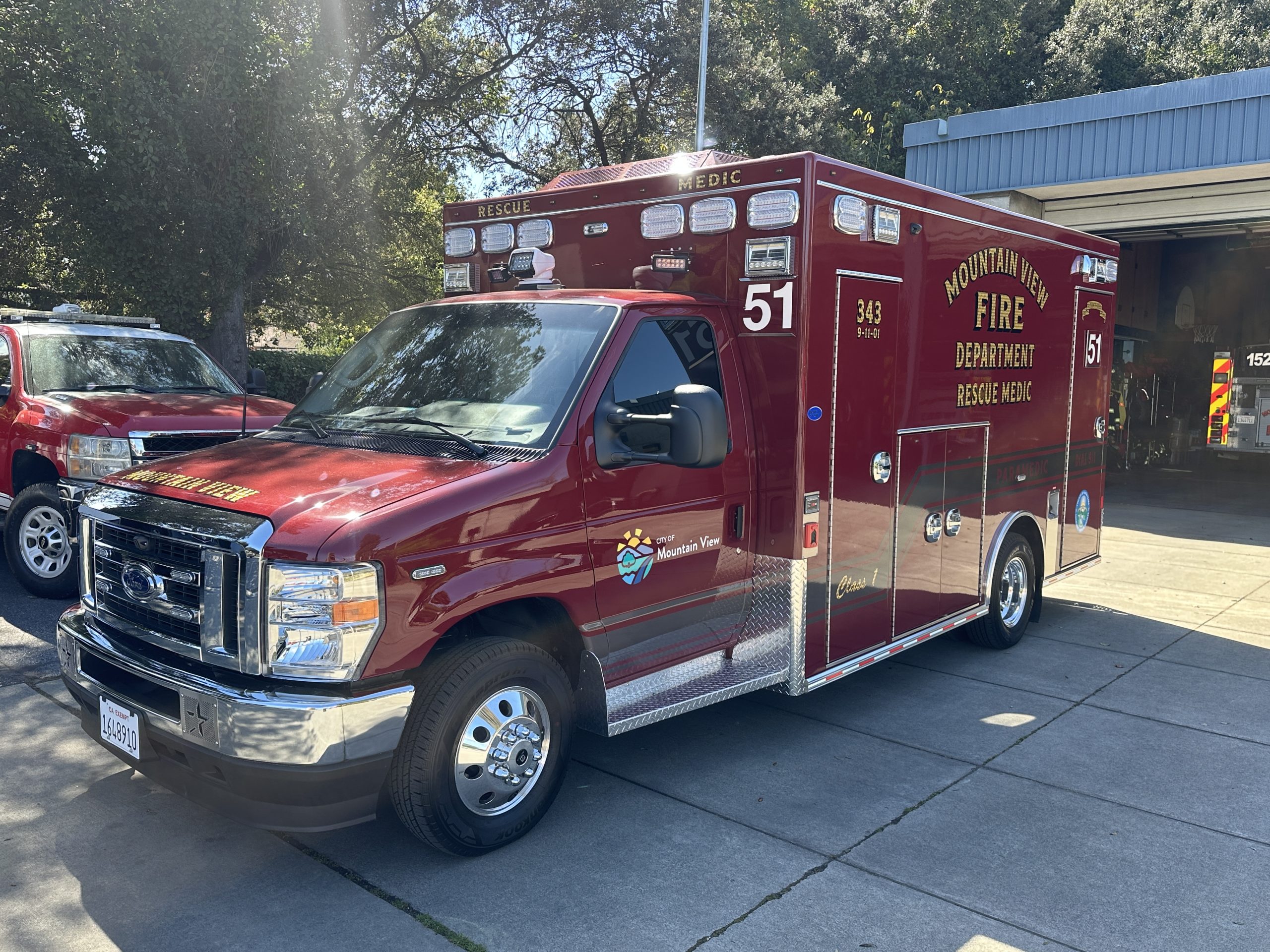 Mountain View Fire Department unveils new ambulance transport service ...