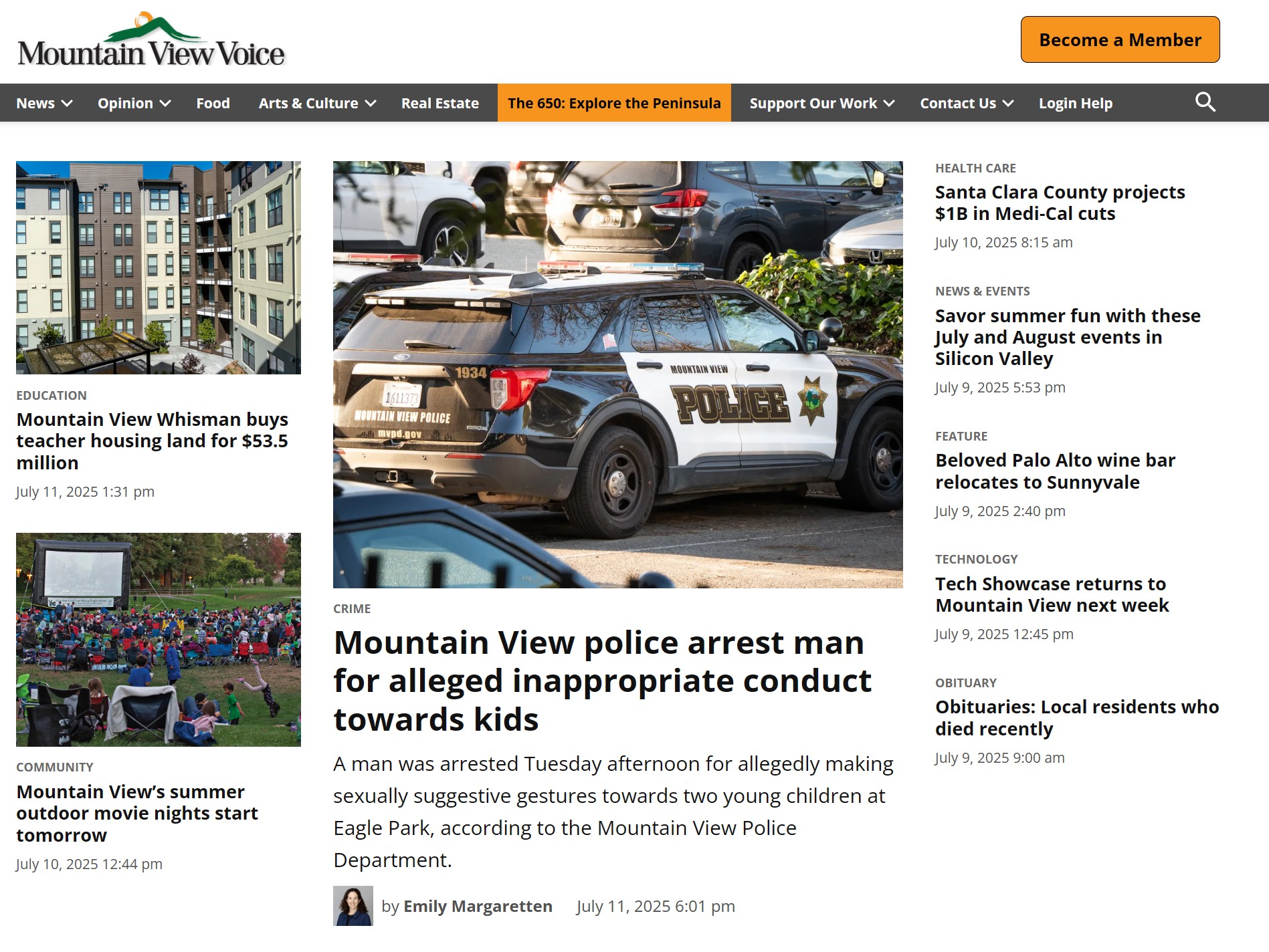 We've got a new look: Mountain View Voice launches upgraded home page - Mountain View Voice